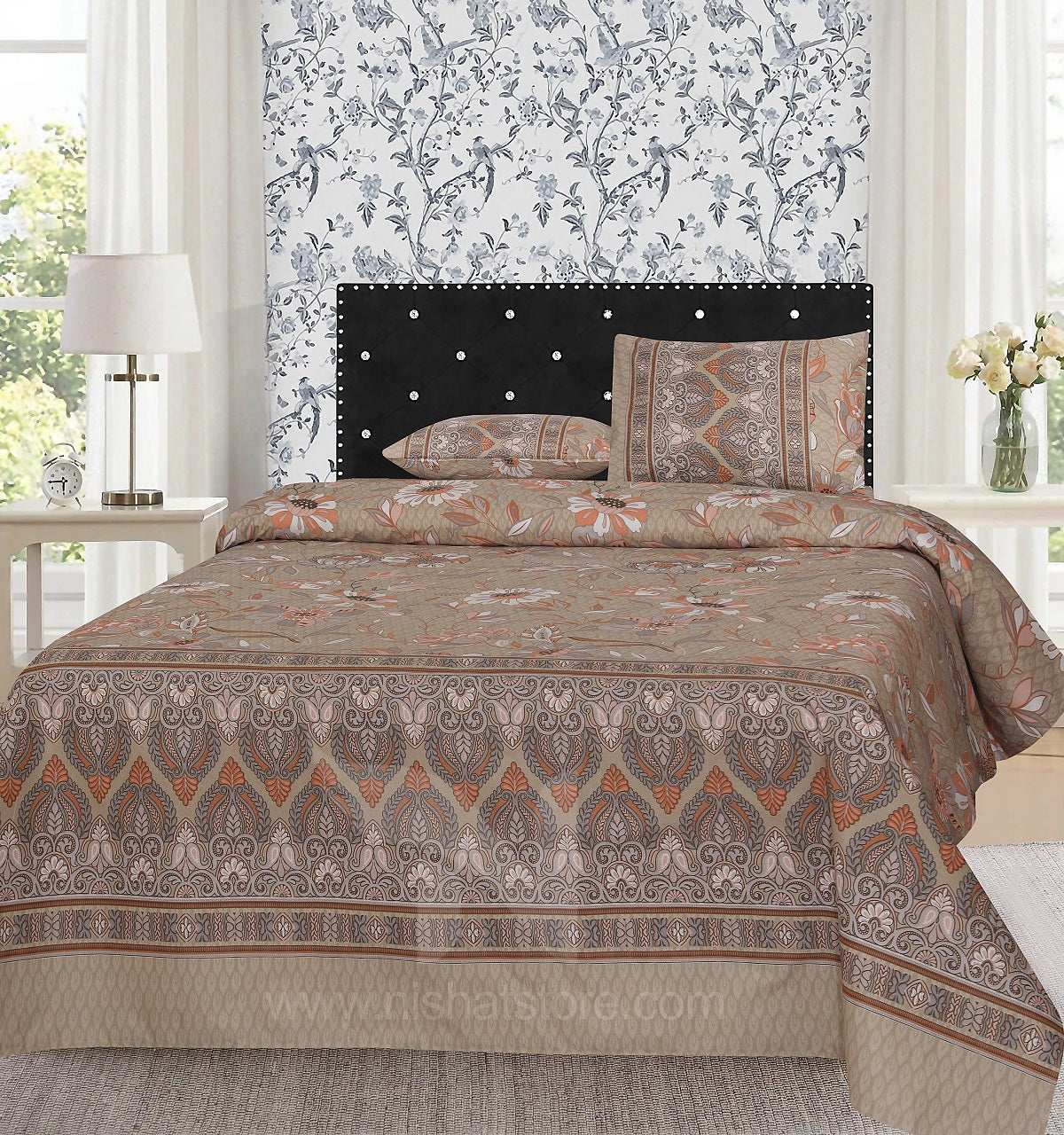 Double Bed Sheet Design NC-C 6086 - Nishat Creative Store